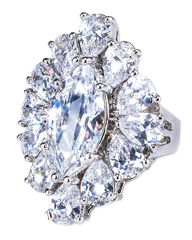 Marquise CZ Ring CZ by Kenneth Jay Lane